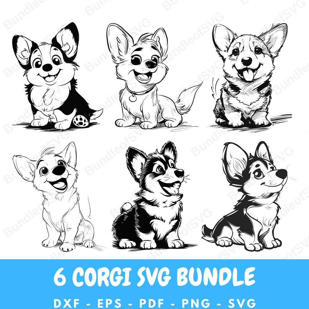Baby Corgi Svg Bundle - Corgi Clipart - Corgi Mom Svg - Dog Mom Svg ...