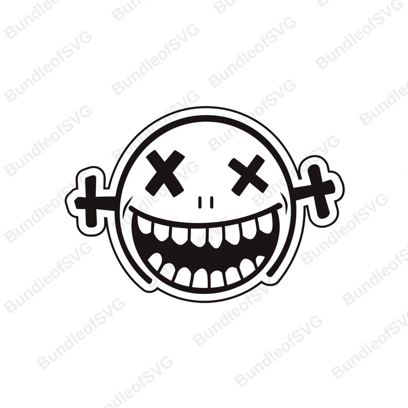 Evil Smile SVG Bundle - Creepy Grin Designs - Halloween SVG - Spooky ...