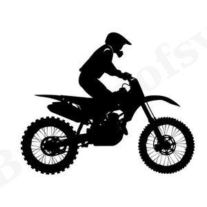 Motor Cross SVG Bundle, Motocross Silhouette, Motocross Rider Svg ...