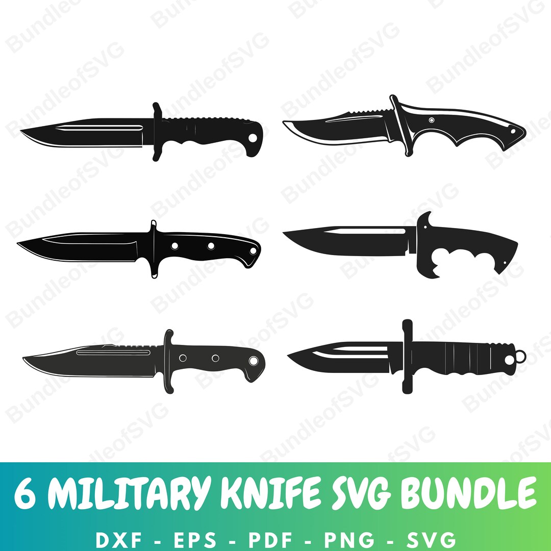 Military Knife Svg - Knife Svg - Hunting Knife Svg - Tactical Svg ...