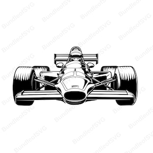 Retro Racing Car SVG Bundle - Vintage Design Files for DIY Projects ...