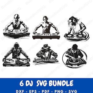 Ultimate DJ SVG Bundle - Music Lover Clipart Pack - Headphones Svg ...