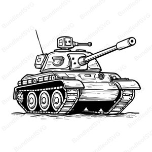 Tank SVG Bundle, Military Tank Svg, Modern Tank Svg, Battle Tank ...