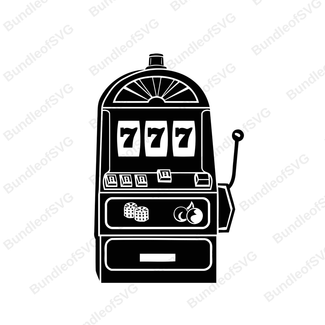 Slot Machine SVG Bundle - Gambling Svg - Casino Game Vector Graphics ...