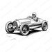 Retro Racing Car SVG Bundle - Vintage Design Files for DIY Projects ...
