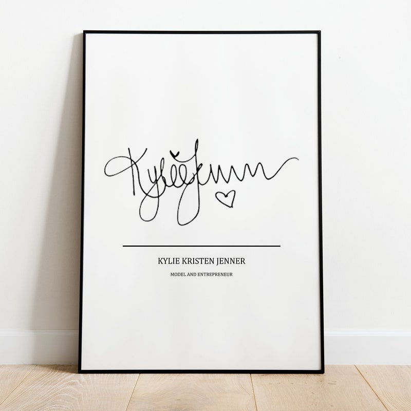 Kylie Jenner Poster - Etsy