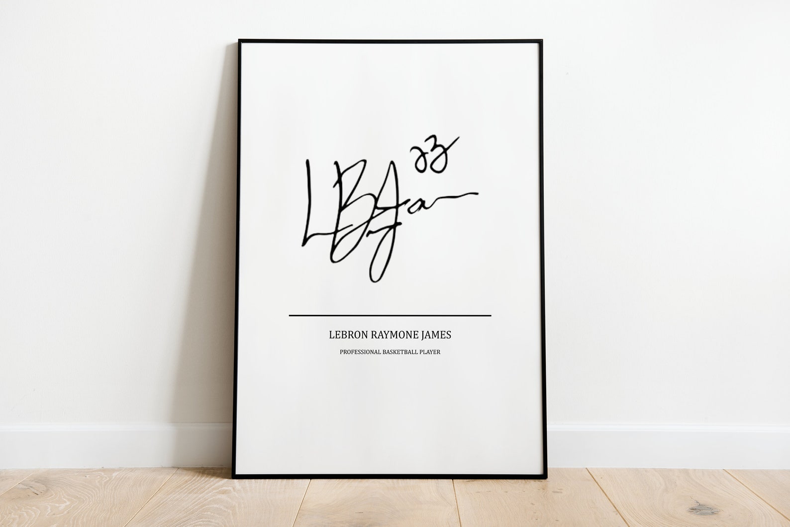 Lebron James Autograph Printable - Digital File for Unique and Vintage ...