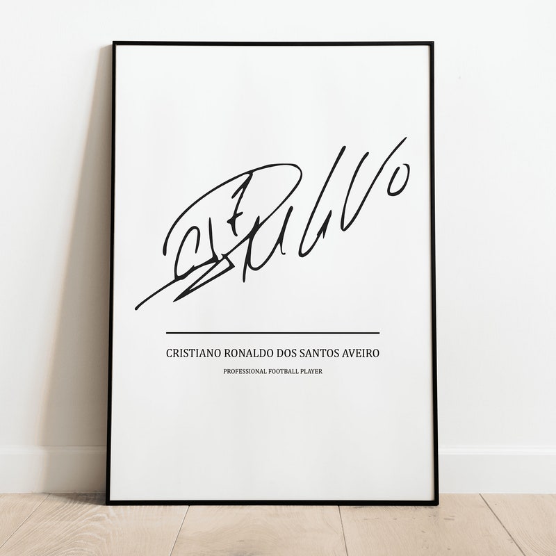 Ronaldo Signature - Etsy