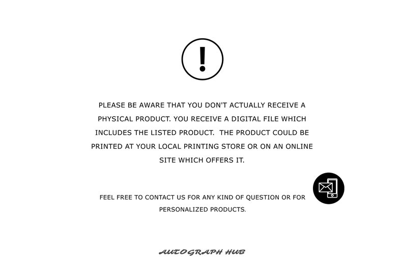 Kylie Jenner Autograph Printable - arquivo digital para decoração de ...