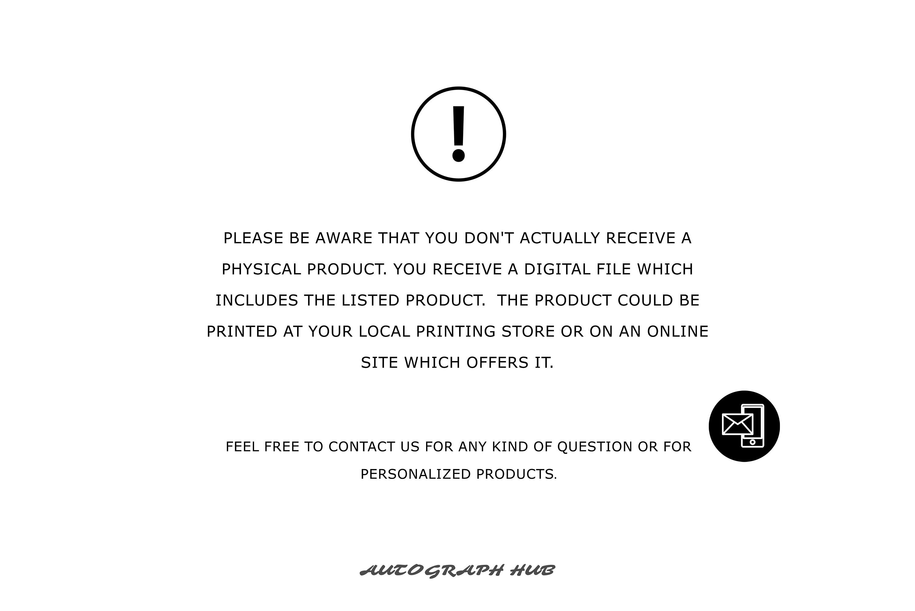 Pele Autograph Printable - Digital File for Unique and Vintage-inspired ...