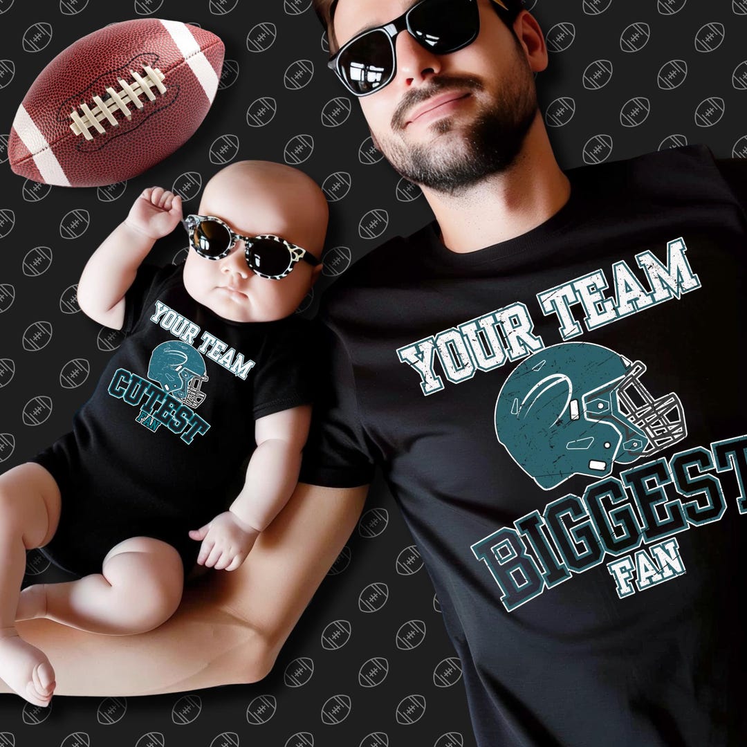 Football Biggest Fan Shirt, Custom Matching Tee, Shirts Are Sold ...