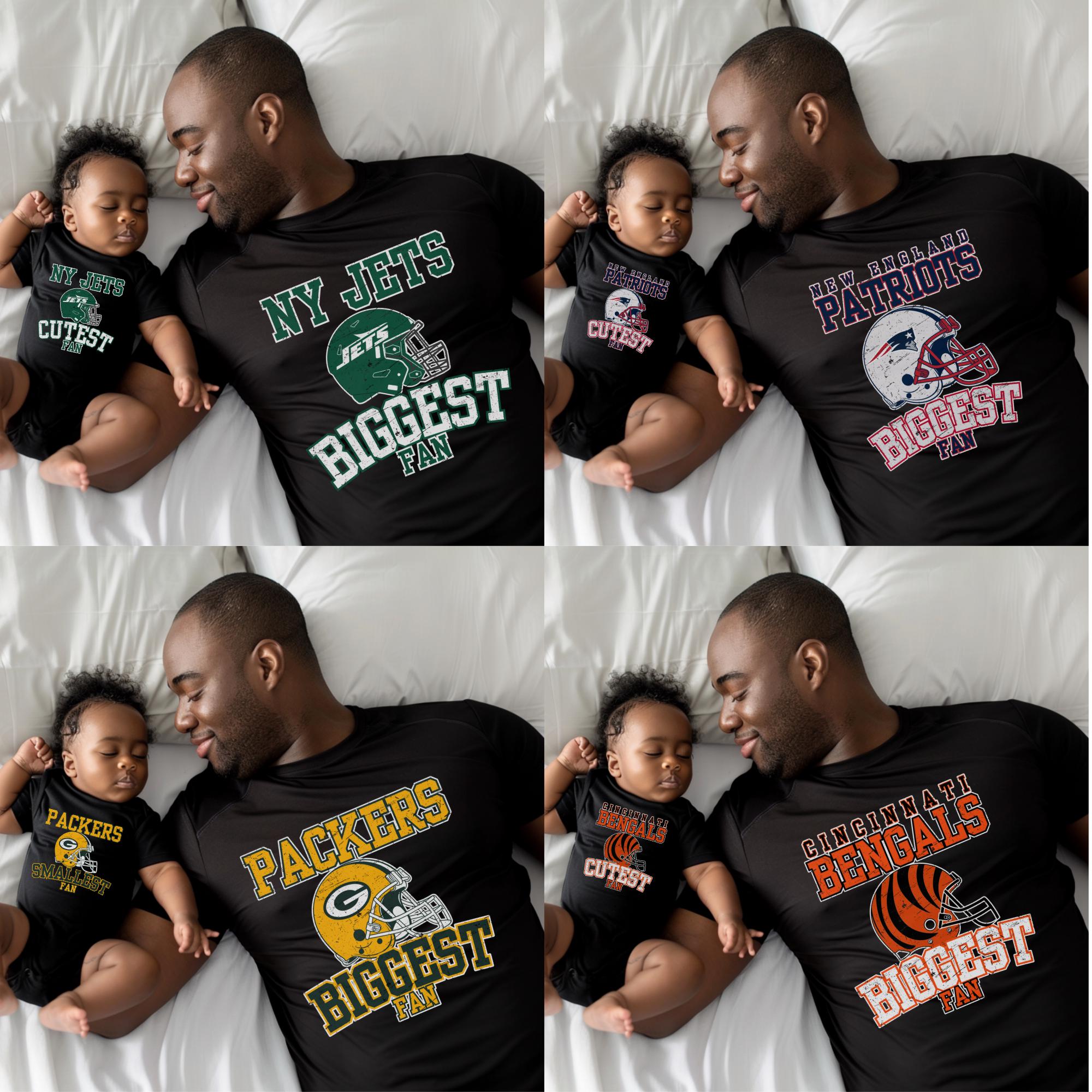 Football Biggest Fan Shirt, Custom Matching Tee, Shirts Are Sold ...