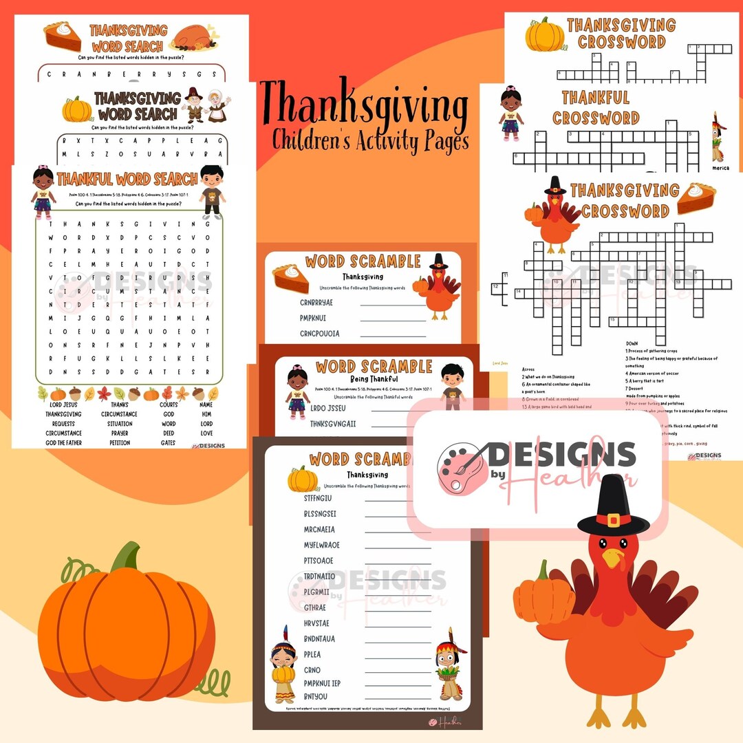 Thanksgiving Worksheet, Thanksgiving Word Search, Thanksgiving Activity ...