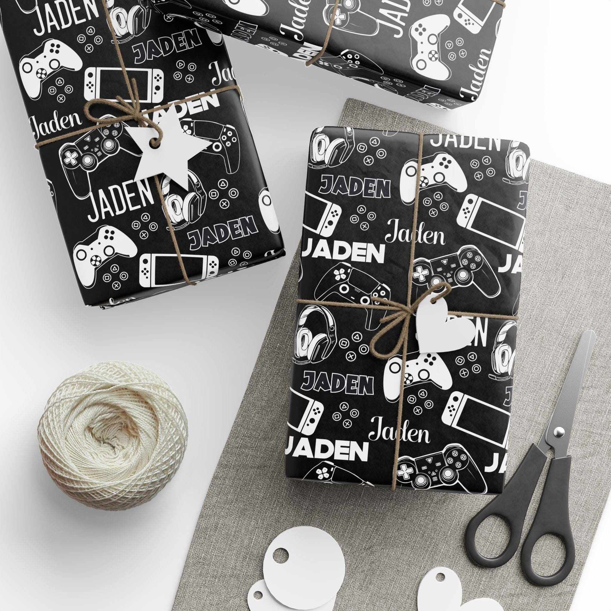 Custom Controller Wrapping Paper, Custom Christmas Gift Wrap ...