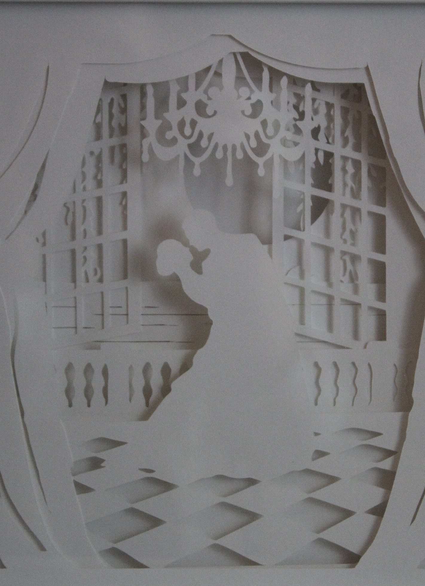 Dancing Couple, Vintage Scene, Ballroom Dancing, Shadow Box, 3D Paper ...