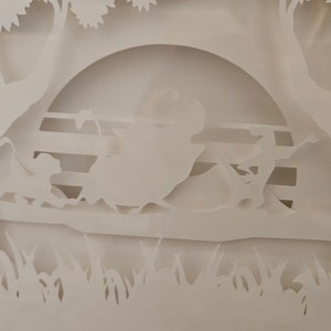 Lion King, Simba, Safari Animals, Jungle Scene, 3D Shadow Box, LED ...