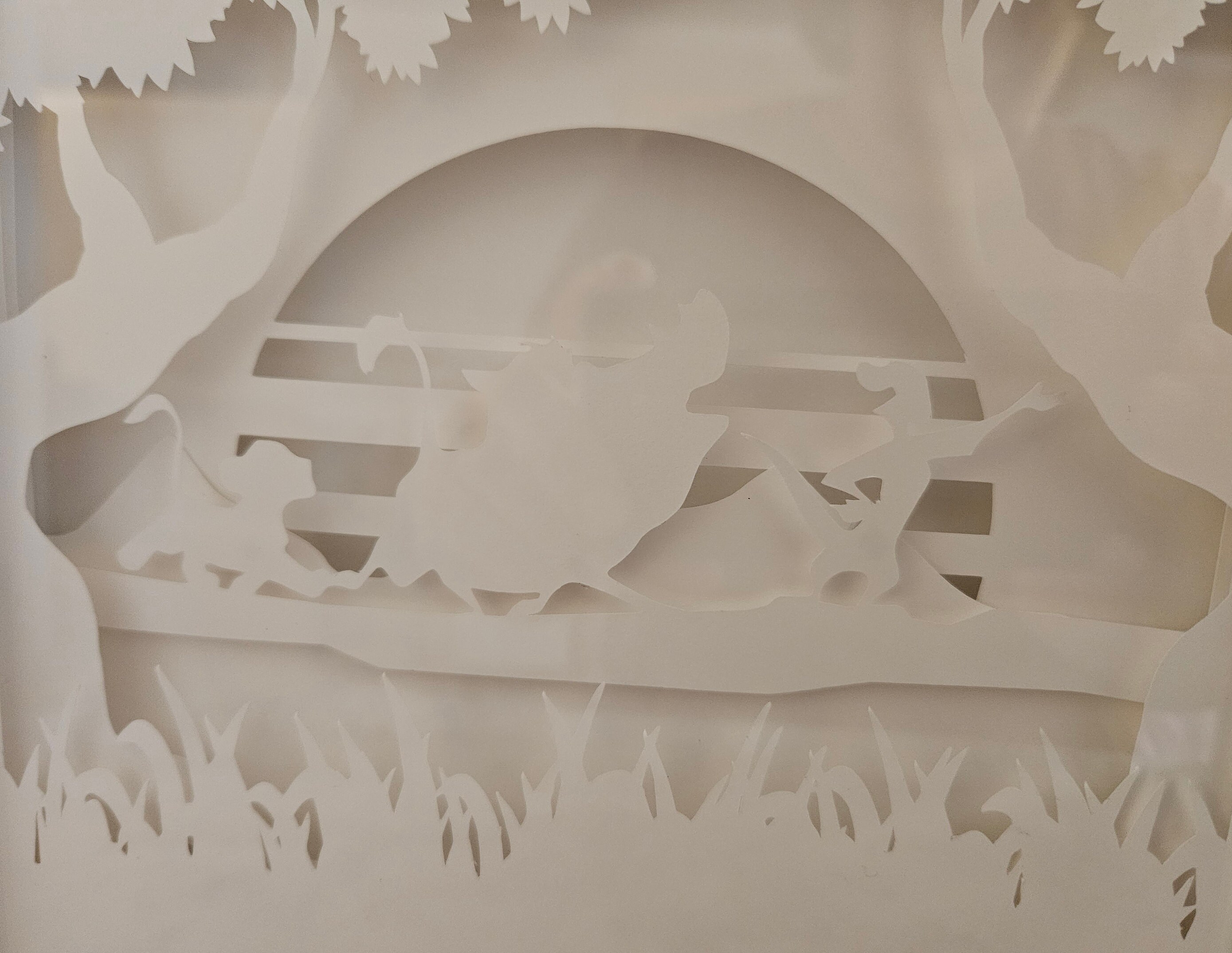 Lion King, Simba, Safari Animals, Jungle Scene, 3D Shadow Box, LED ...