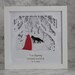 Little Red in the Forest, 3D Shadow Box, Winter Scene Decor, Layered ...