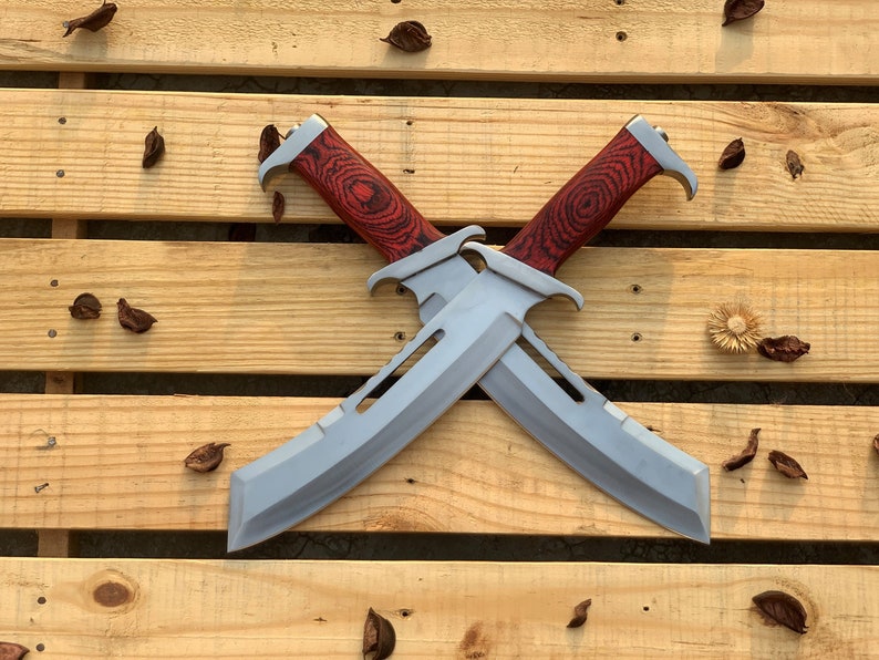 Custom Handmade Rambo Machete, Rambo Knife , Movie Replica Knife ...