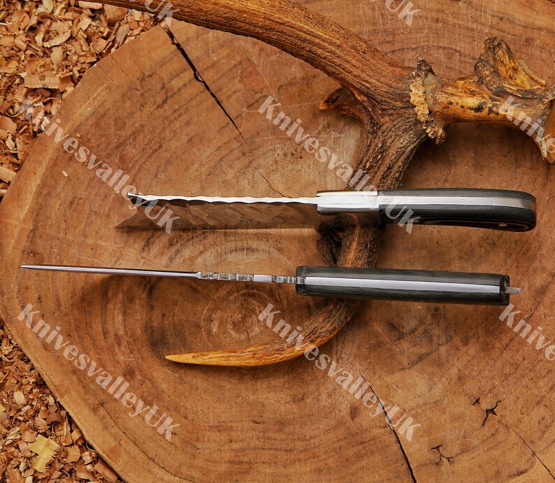 Custom Handmade Bush Craft Knife ,cleaver, Full Tang ,high Polish ...