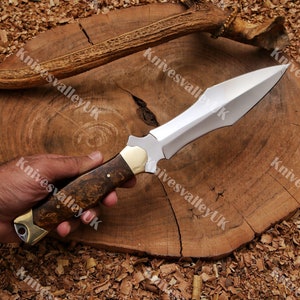 Custom Handmade Double Side Edge Mirror Polished Knife , Kaiju Knife ...