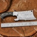 Custom Handmade Bush Craft Knife ,cleaver, Full Tang ,high Polish ...
