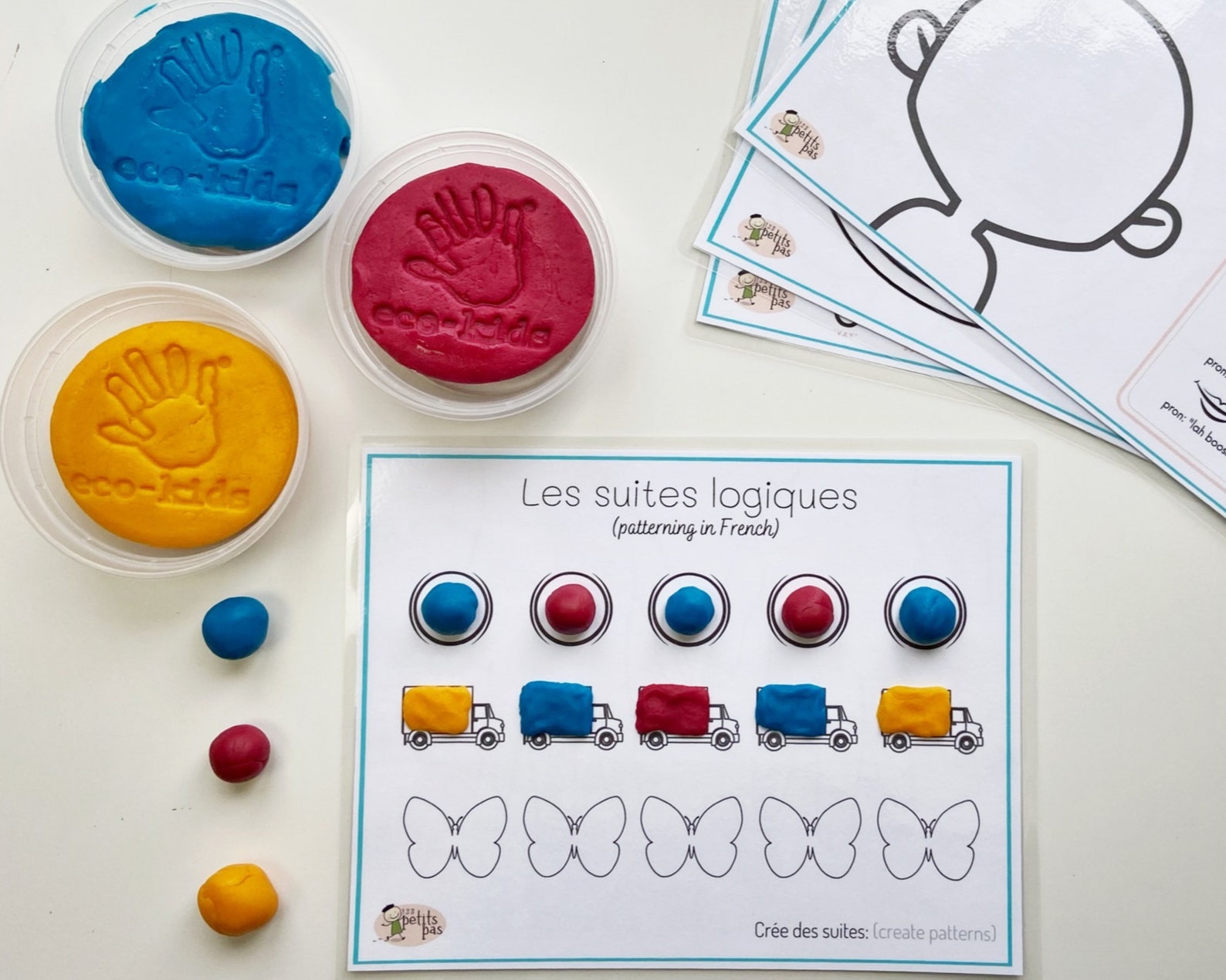 Printable Playdough Mats for Fun French Practice - Etsy Canada