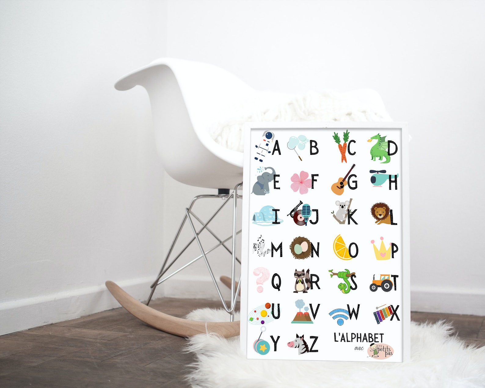 Downloadable Bilingual Alphabet Poster Printable - Etsy Canada