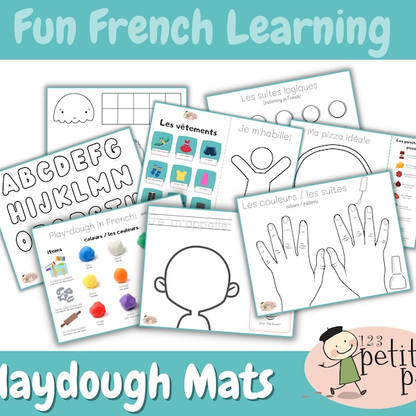 Playdough Mats - Etsy