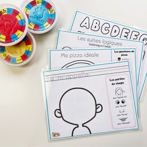 Printable Playdough Mats for Fun French Practice - Etsy Canada