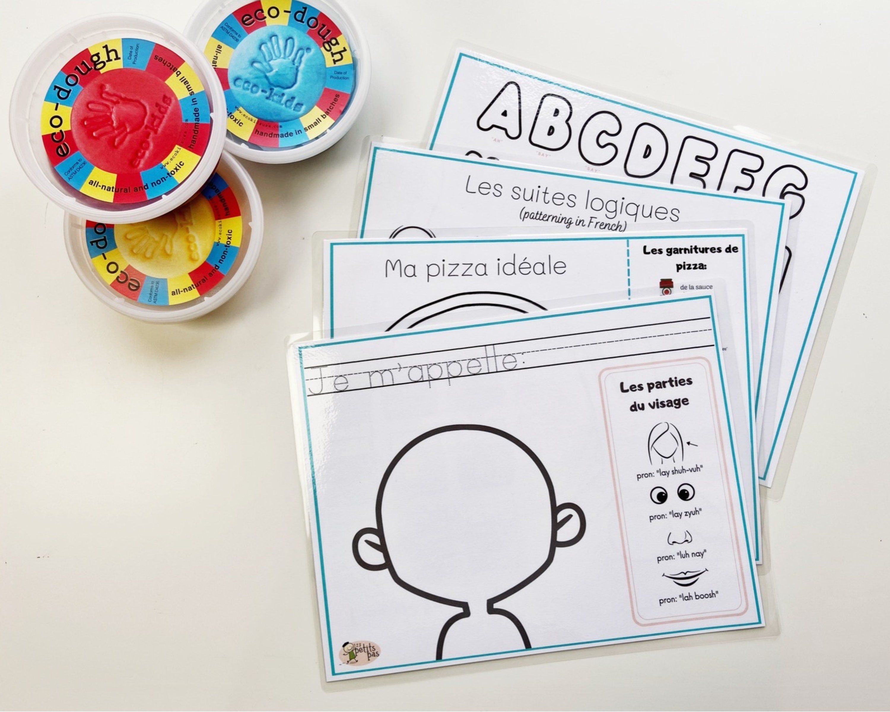 Printable Playdough Mats for Fun French Practice - Etsy Canada