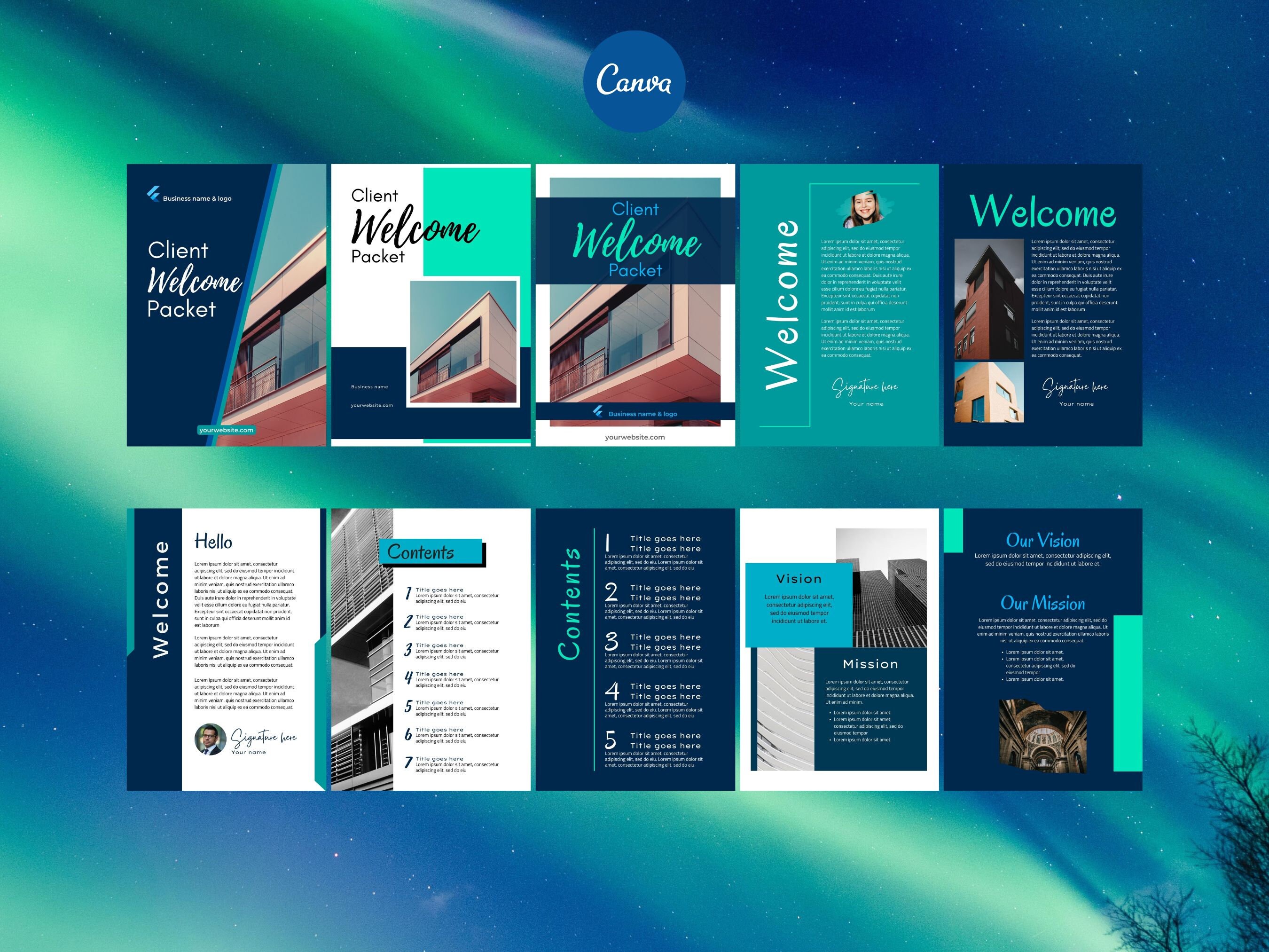 Client Welcome Packet Template, New Client Welcome Packet, Onboarding ...