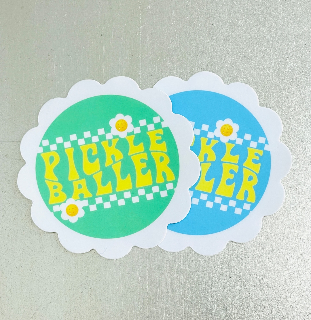 Pickleball Sticker - "pickleballer", Pickleball Sticker, Pickleball ...
