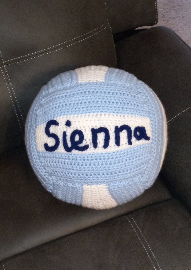 Custom Made Volleyball Pillow - Etsy