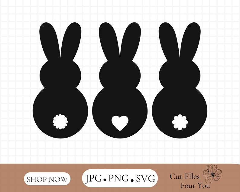 Bunnies SVG, Bunny SVG, Easter, Cut File, Easter SVG, Easter Bunny ...