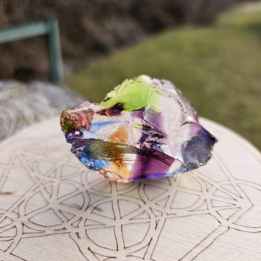 Rainbow Andara Crystal, 7 Archangels, Heart Opening, Self-love, Healing ...