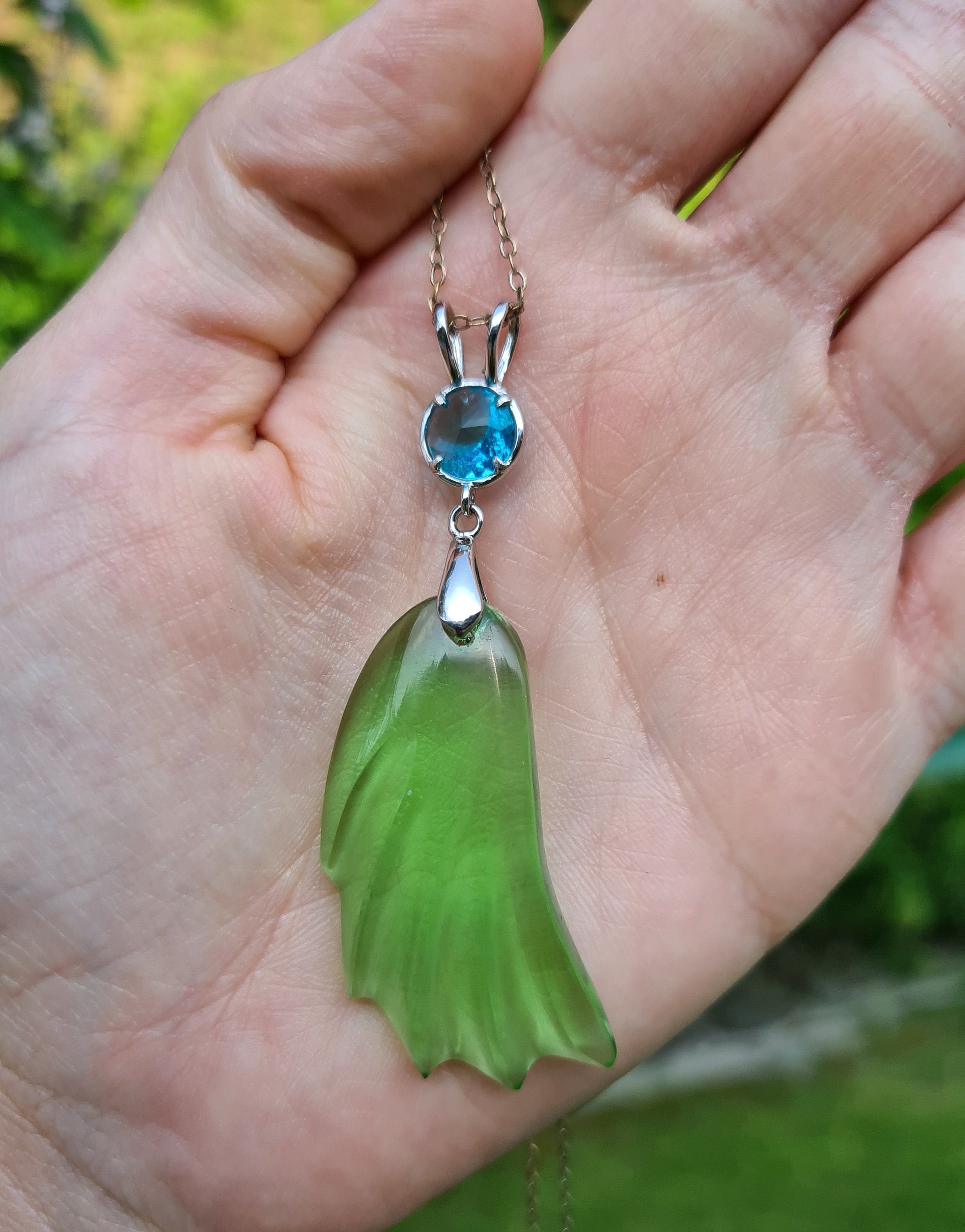 Andara Pendant 4.5cm2cm Angel Wings Archangel Raphael Healing - Etsy