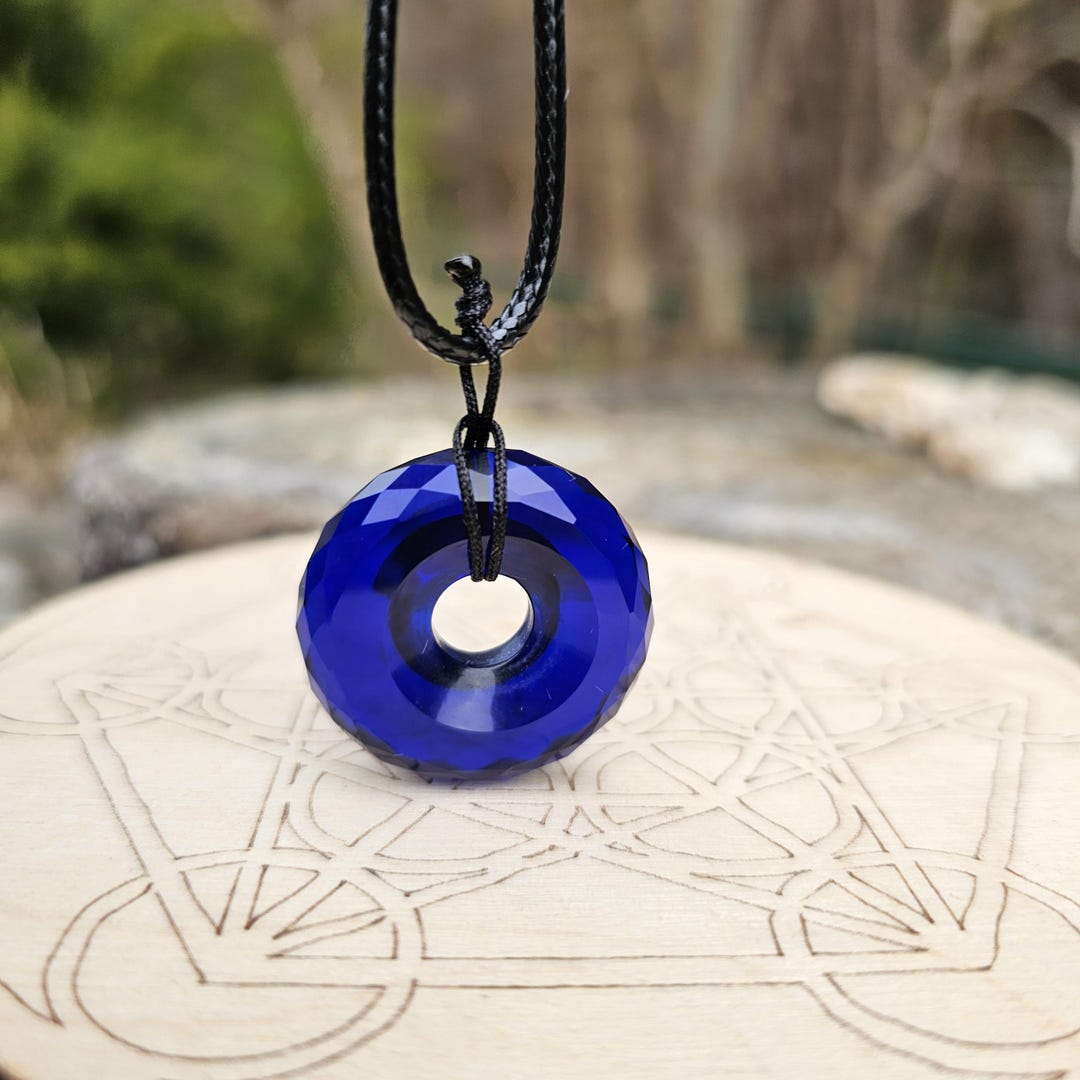 Torus Yantra Elestial Sapphire Andara Crystal Pendant, Master El Morya ...
