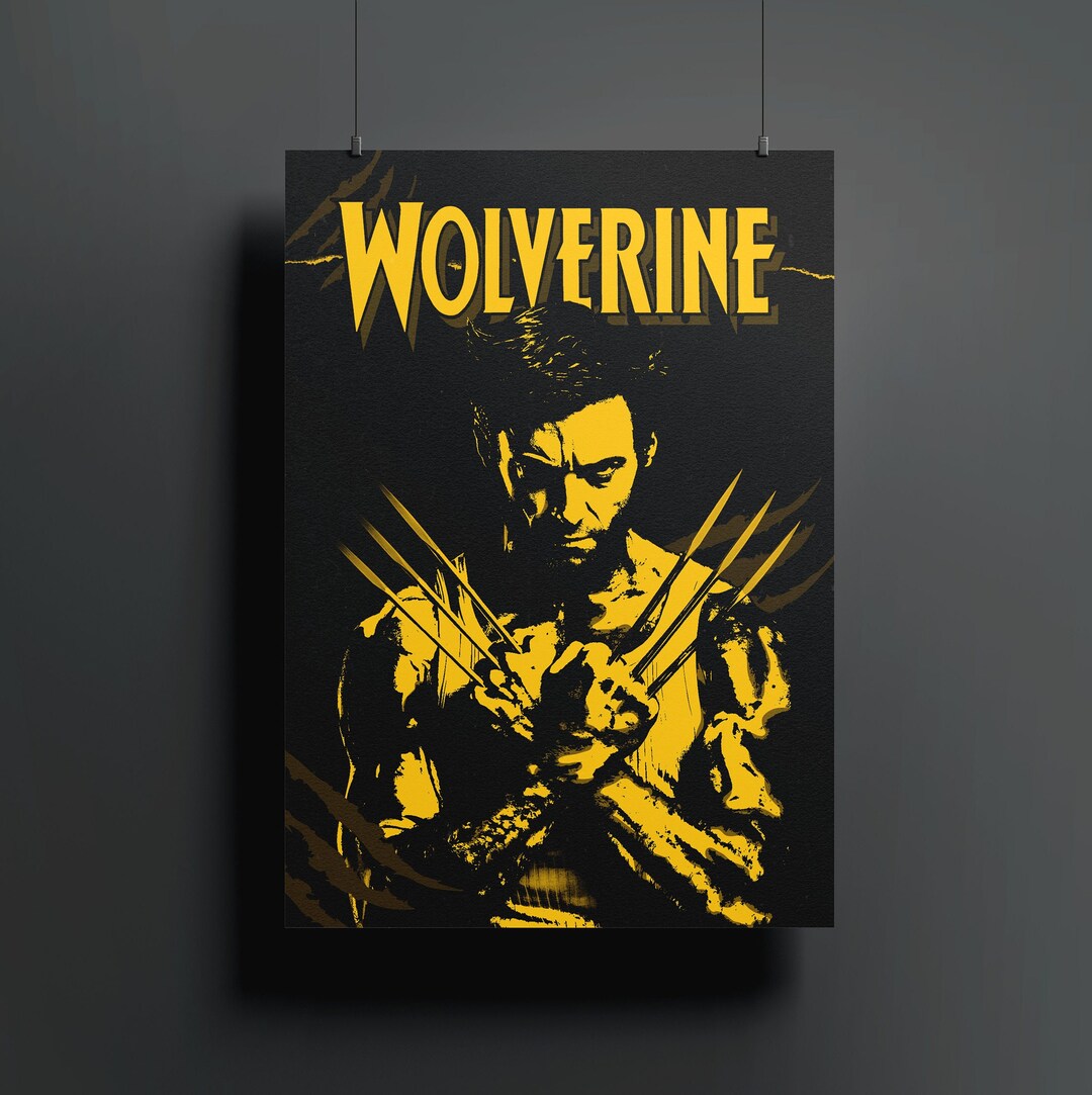WOLVERINE POSTER | Simple Poster | Vintage Poster | Wall Art/decor ...
