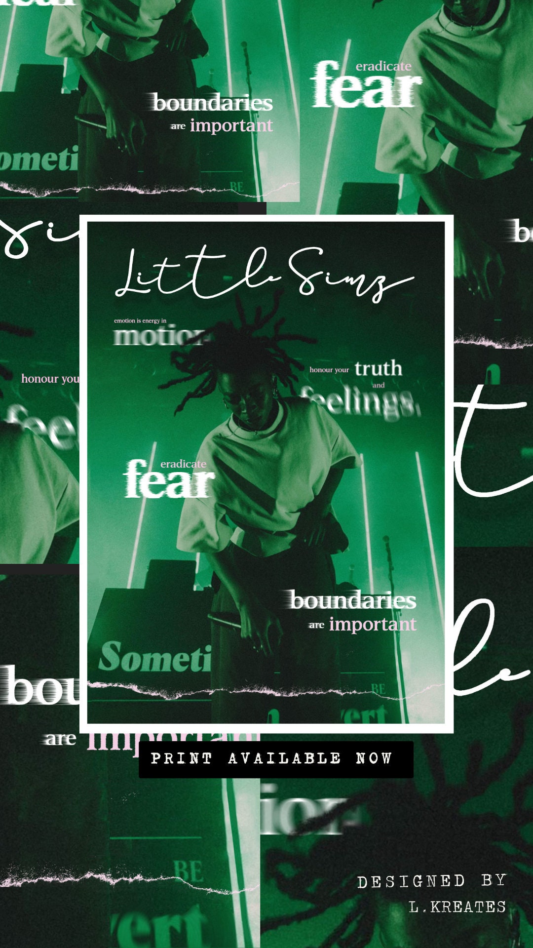 Little Simz Poster Print | No Thank You Album | Typography | Sometimes ...