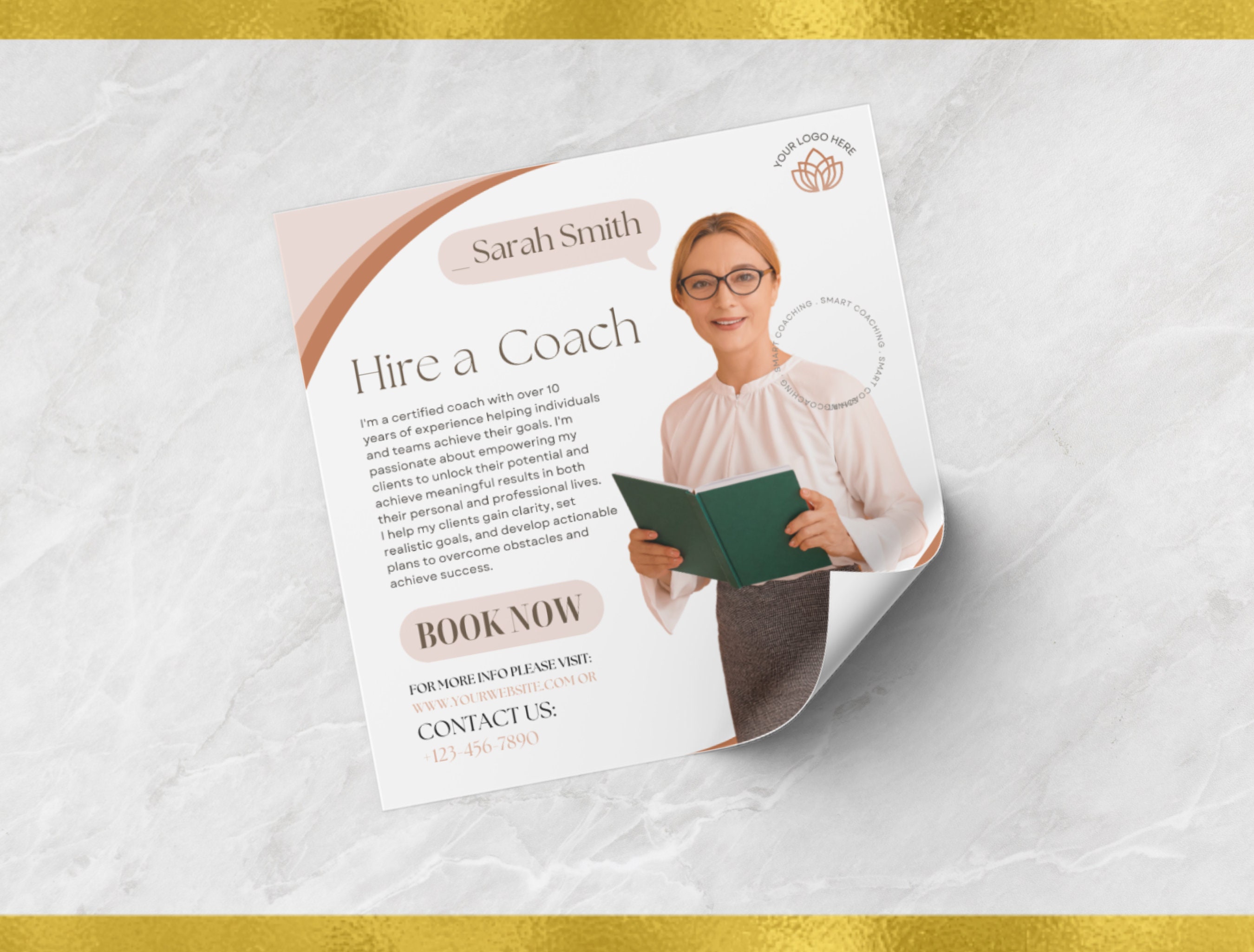 Business Coach Flyer, Business Flyer, Business Coaching, Entrepreneur ...