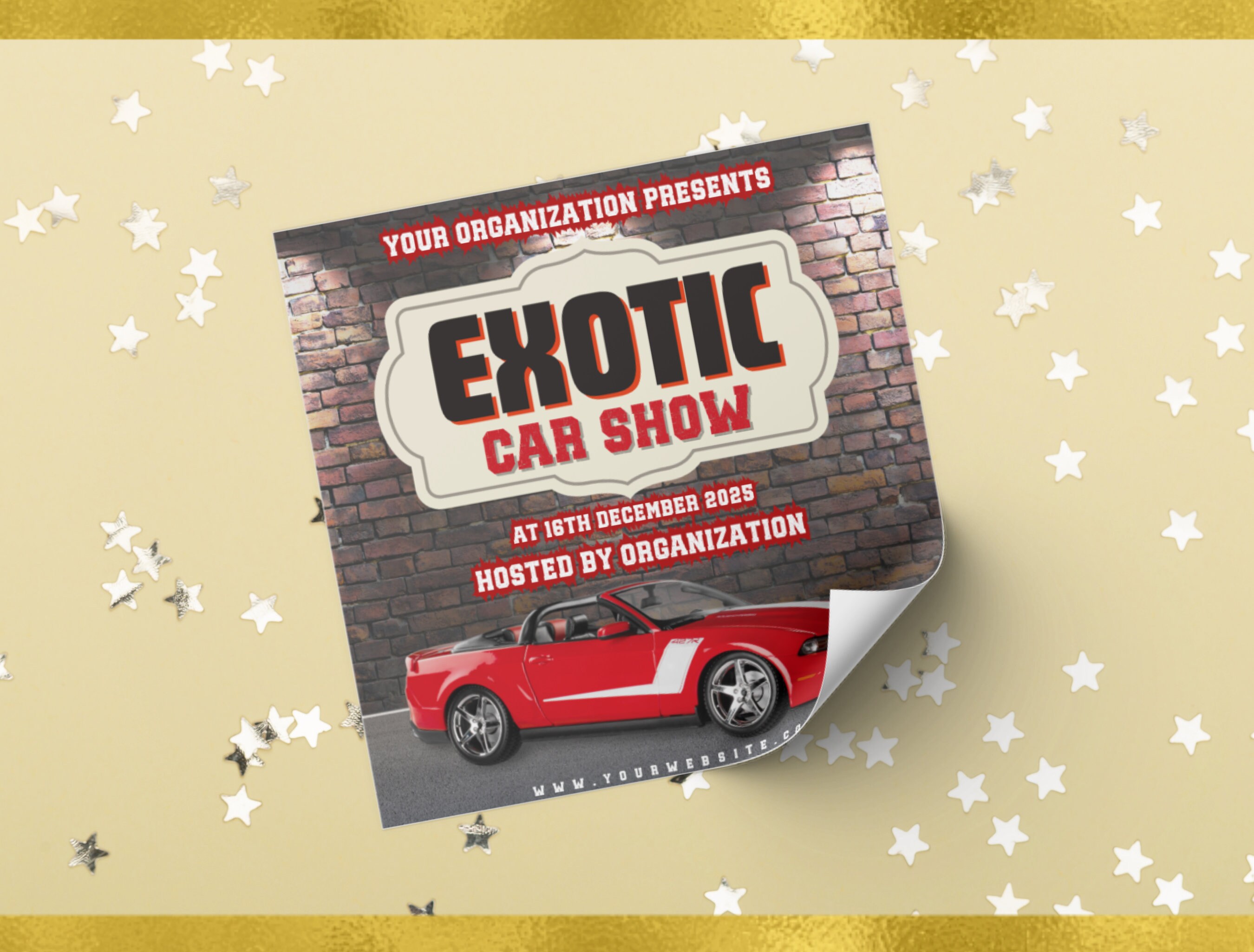 Diy Exotic Car Show Flyer, Diy Car Show Flyer, Car Show Flyer Template ...
