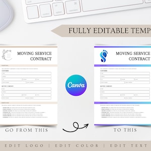 Moving Contracts Template, Moving Services Contract, Moving Company ...