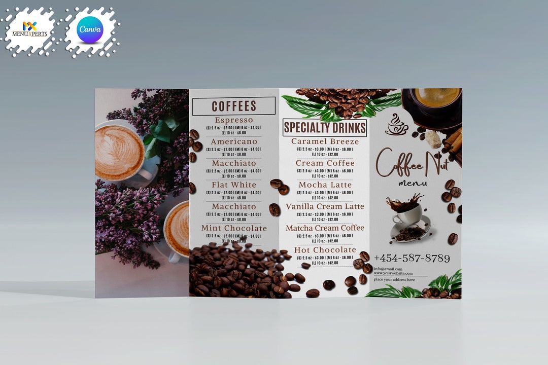 Editable Recipe Card Template Restaurant Food Menu Minimal Recipe ...