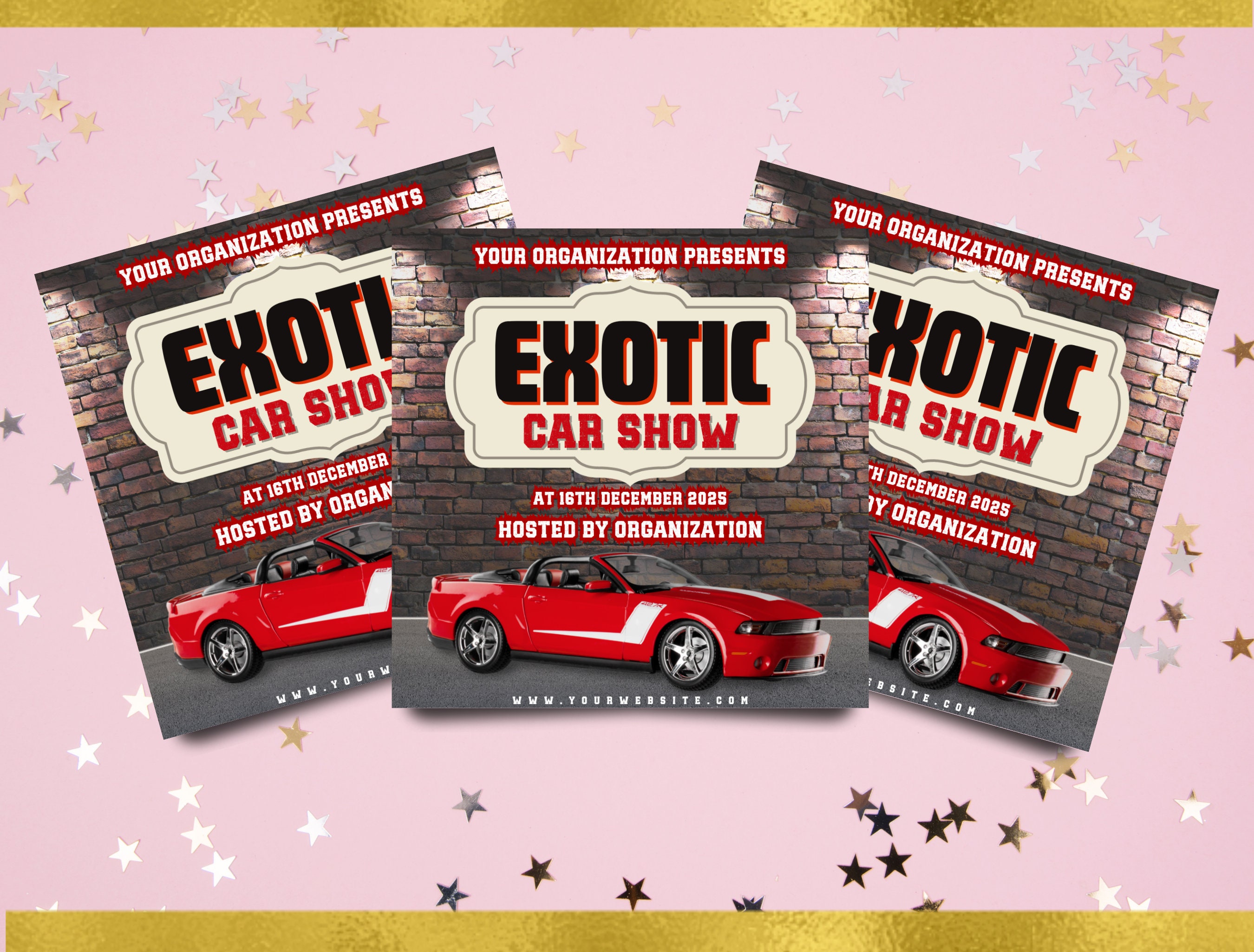 Diy Exotic Car Show Flyer, Diy Car Show Flyer, Car Show Flyer Template ...