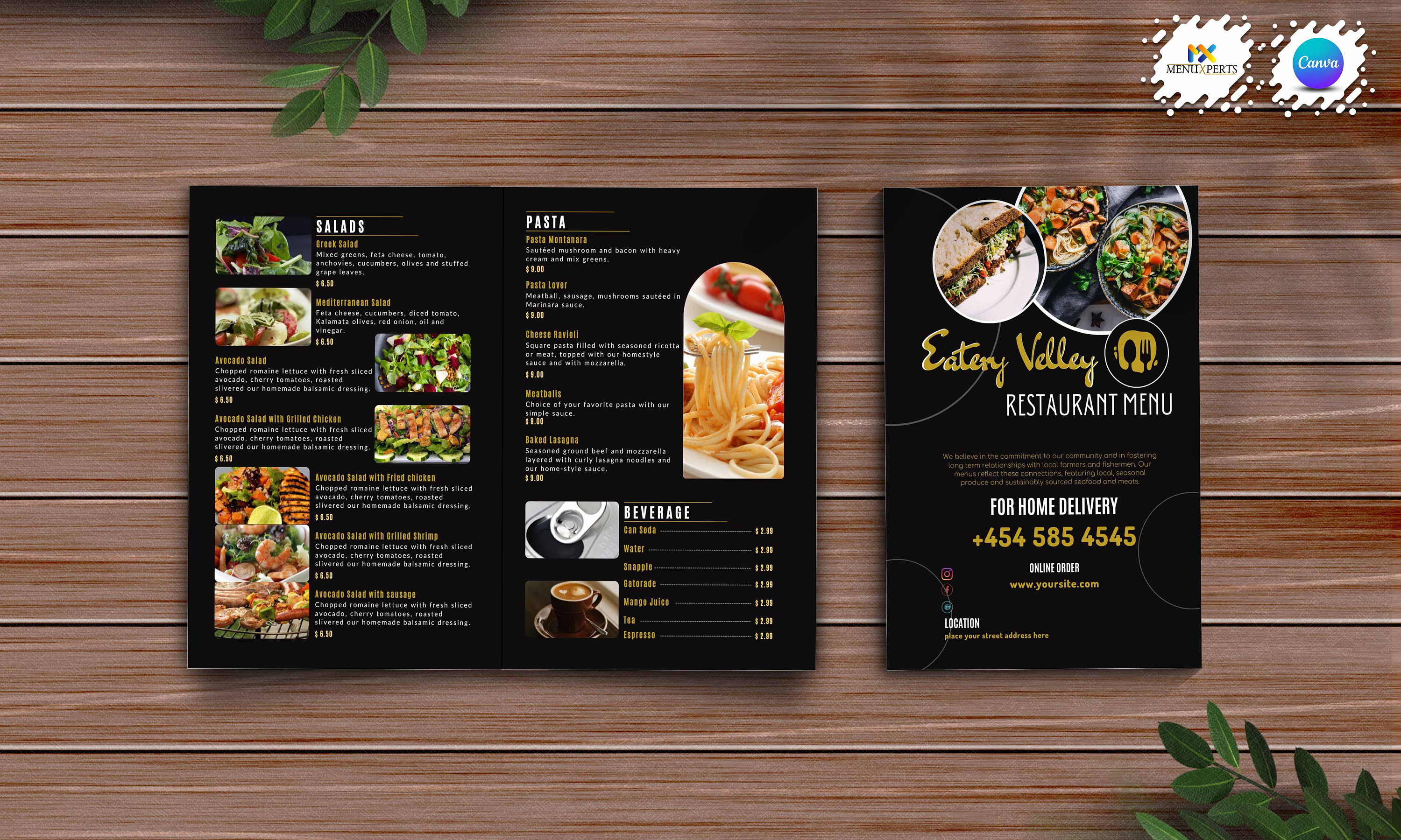 Food Menu Design Ideas