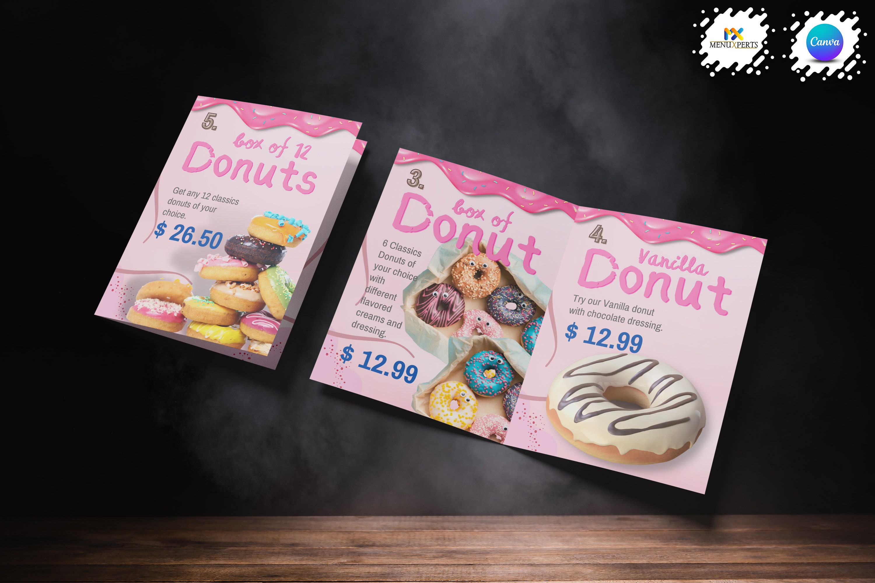 Restaurant Menu Template Custom Food Menu Restaurant Menu - Etsy