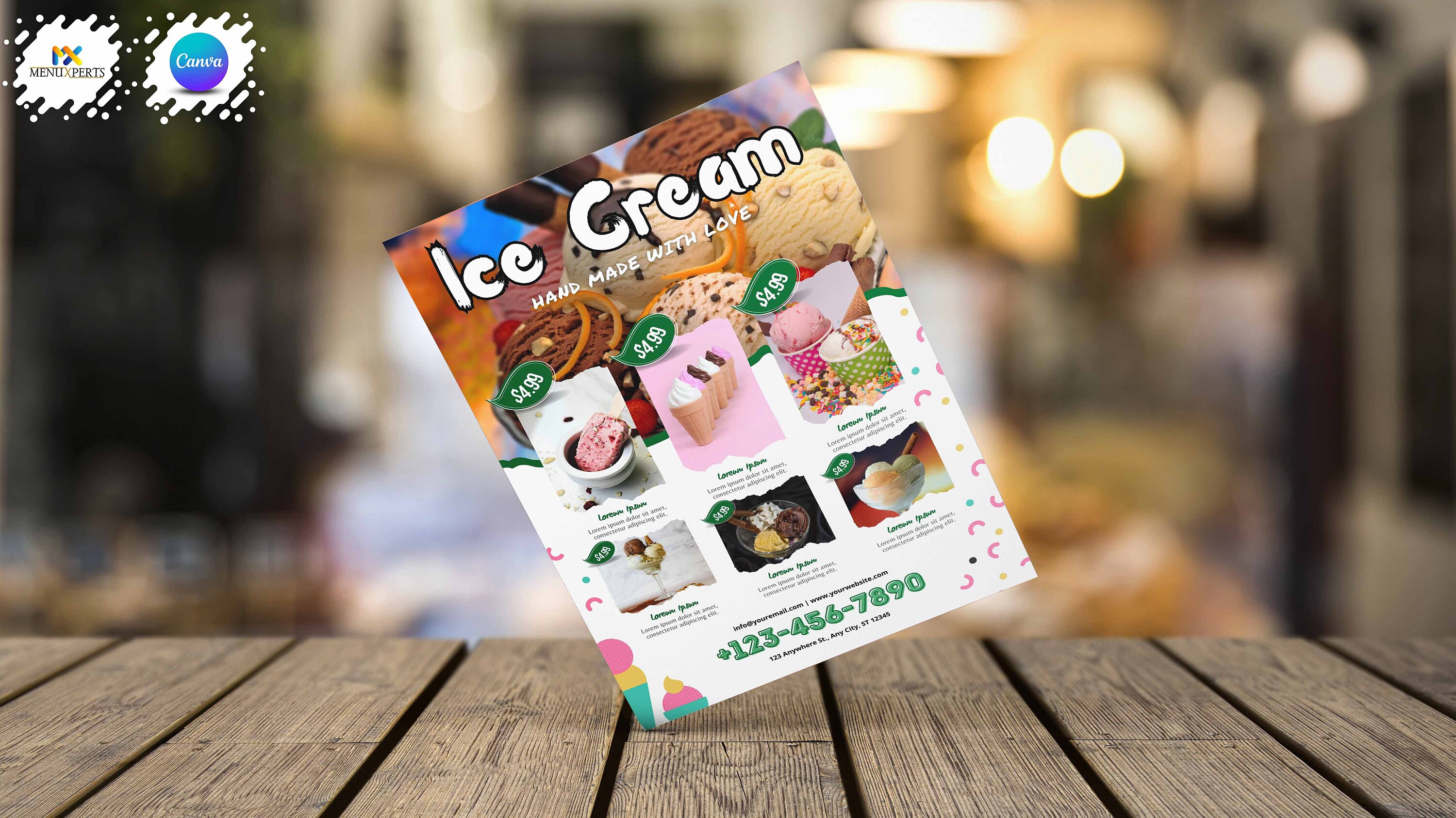 Ice Cream Flyer Multipurpose Business Flyer Template Ice Cream Party ...