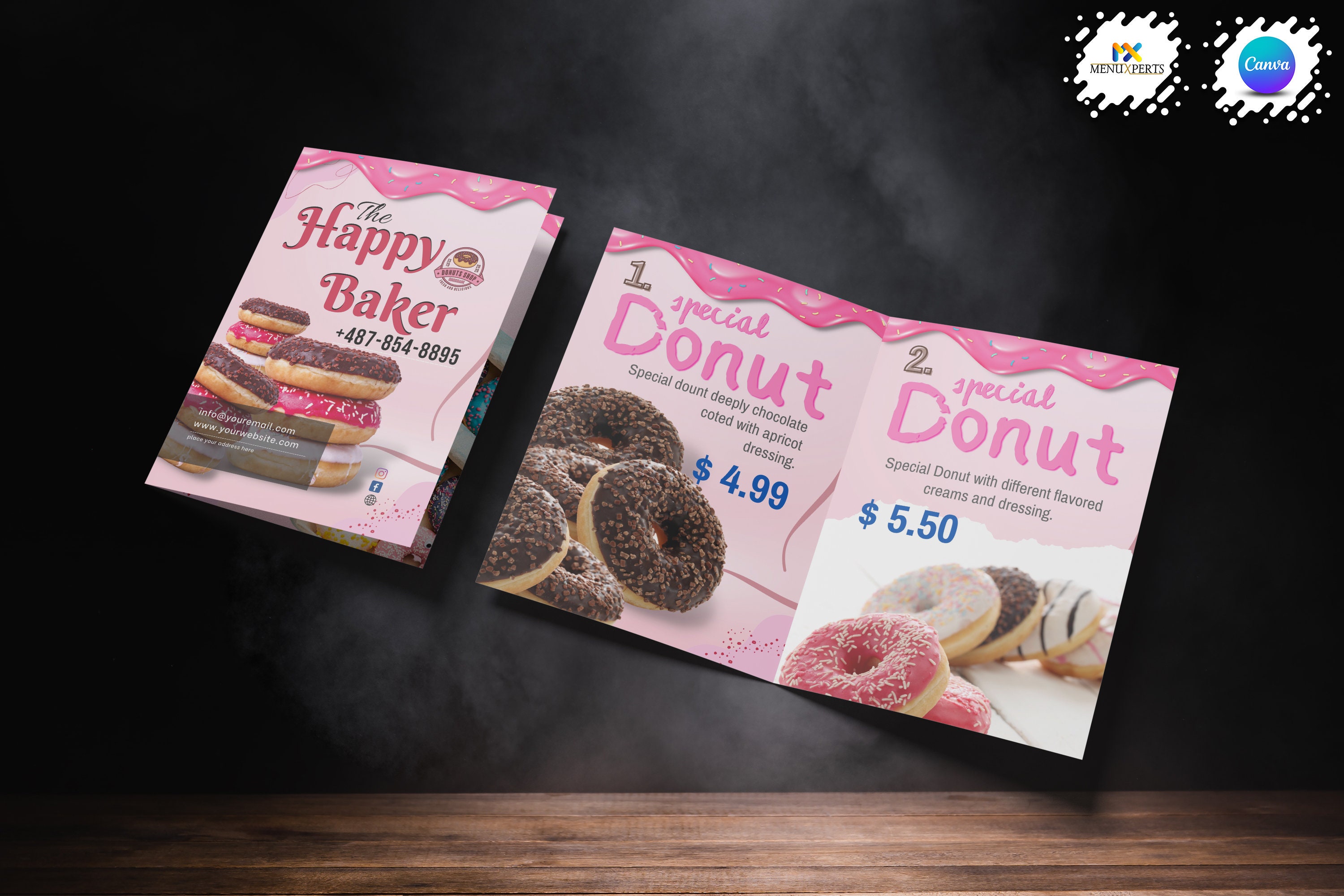 Restaurant Menu Template Custom Food Menu Restaurant Menu - Etsy