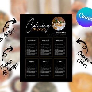 Food Menu Bundle Template, Food Menu Bundle, Food Menu Templates, Food ...